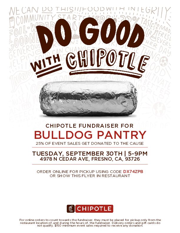 Chipotle Fundraiser